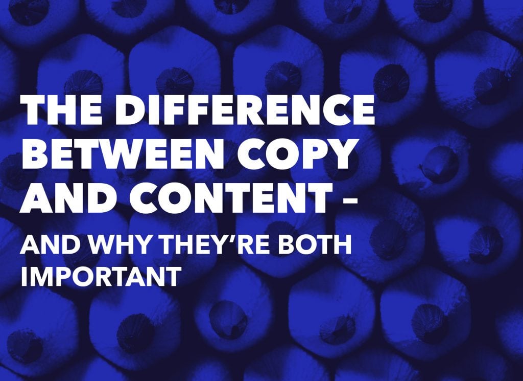 Content Vs Copy: What's The Difference? // Salience